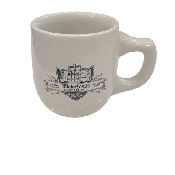 Dining | Vintage 196s White Castle Mug Euc | Poshmark